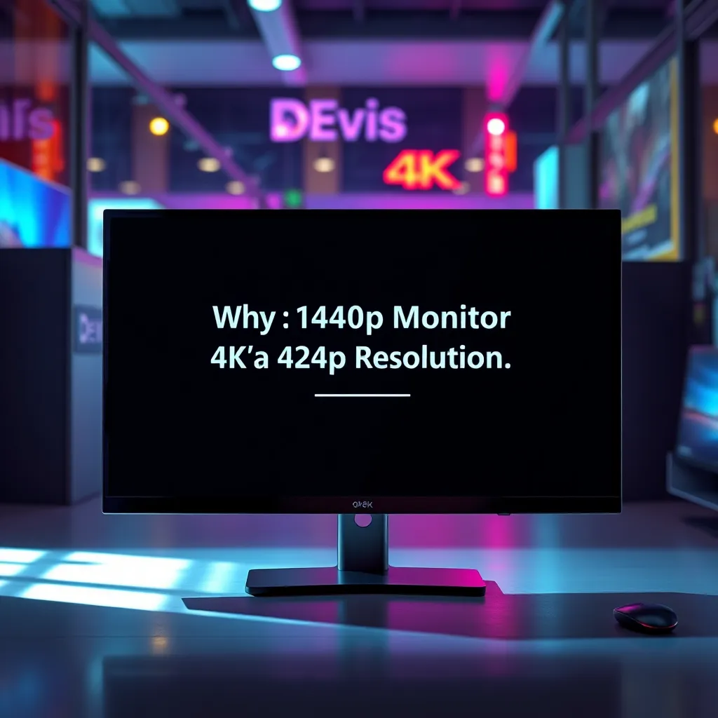 Why a 1440p Monitor Can't Display 4K Resolution : LevelUpTalk