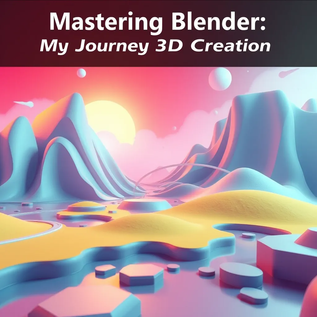 Mastering Blender: My Journey Toward 3D Creation : LevelUpTalk