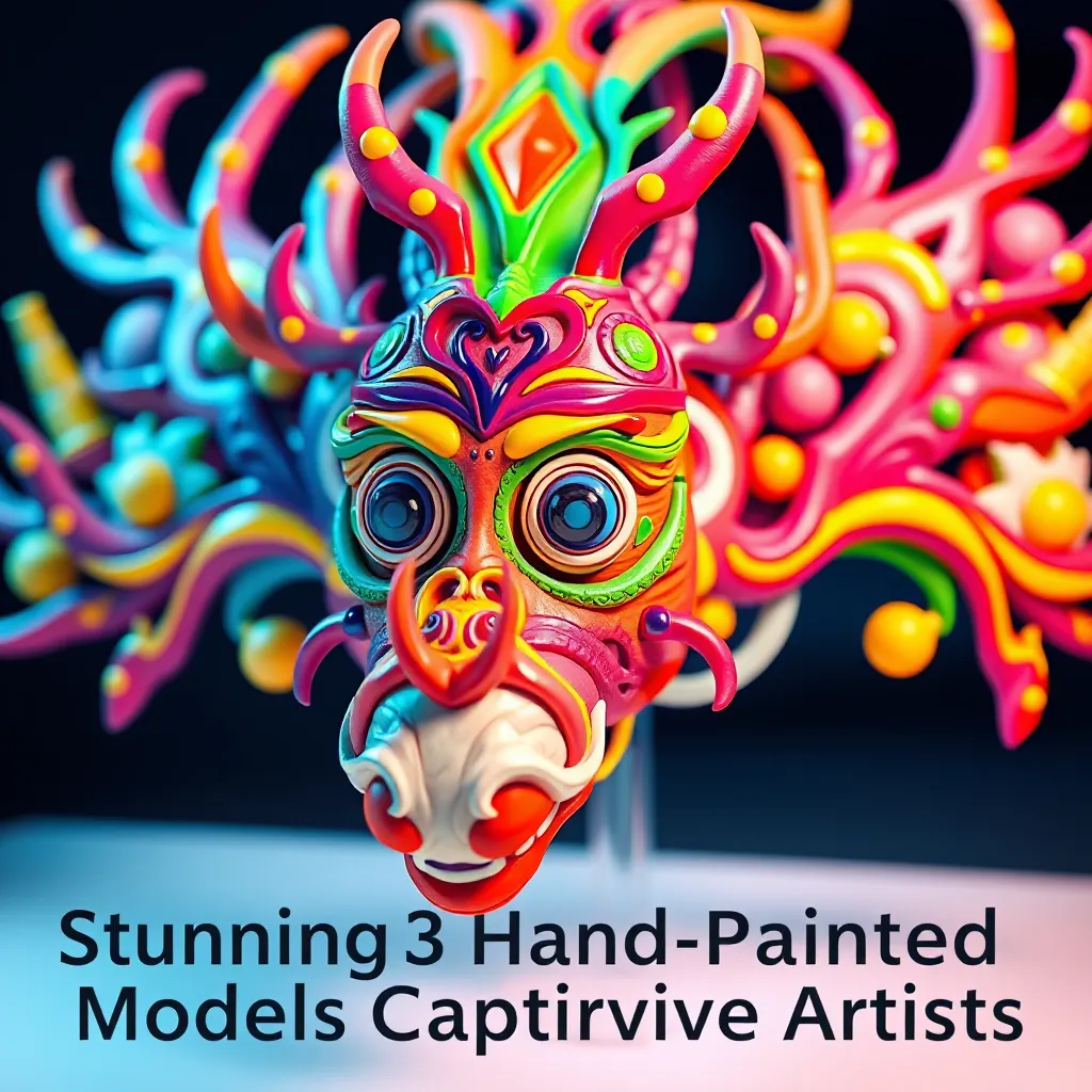Stunning 3D Hand-Painted Models Captivate Artists : LevelUpTalk