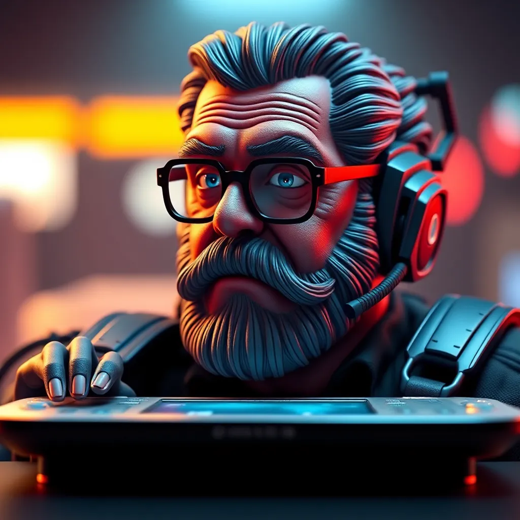 Creative 3D Model of Gaben Shared in Art Forums : LevelUpTalk