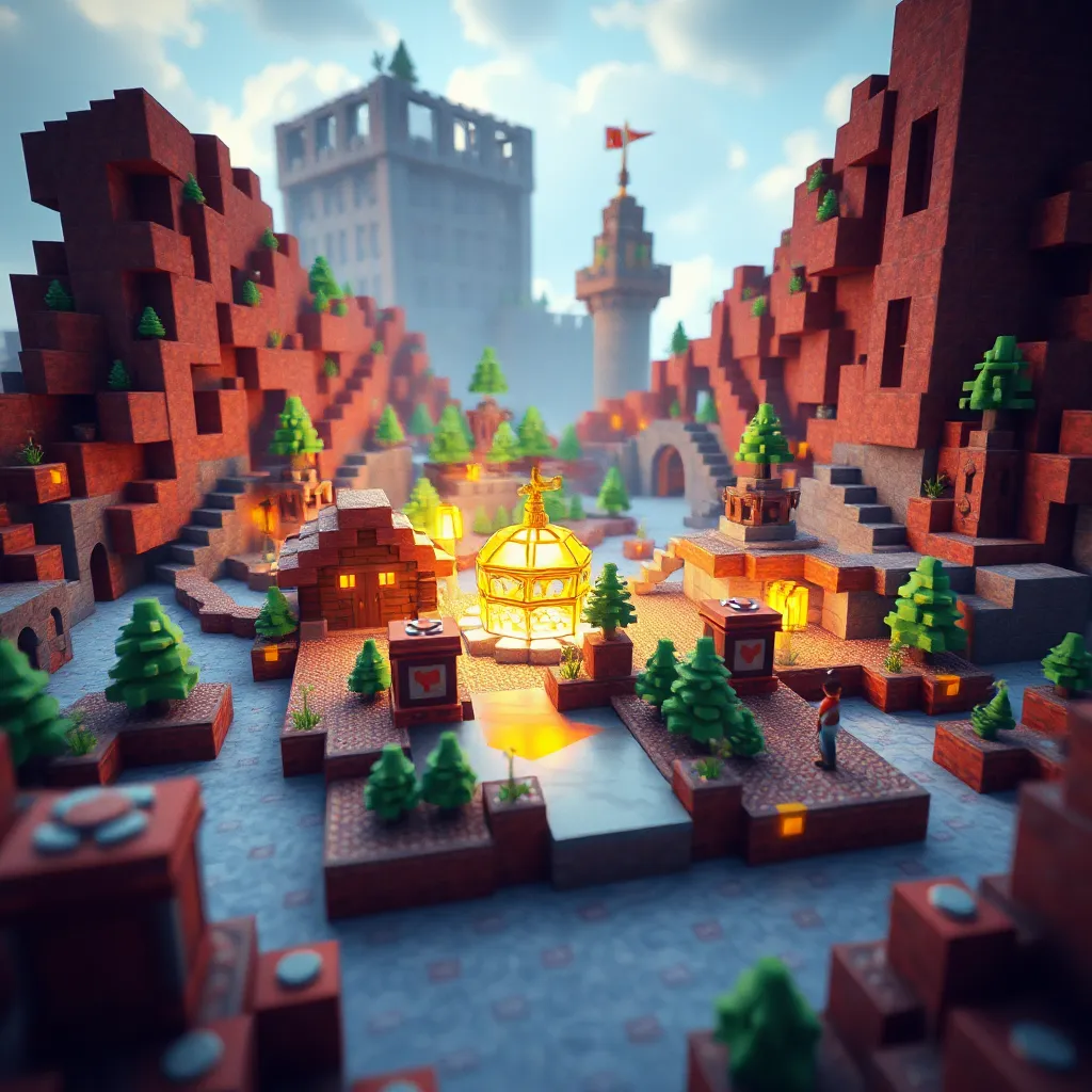 How to Create a 3D Model of Stray Game Map in Minecraft : LevelUpTalk