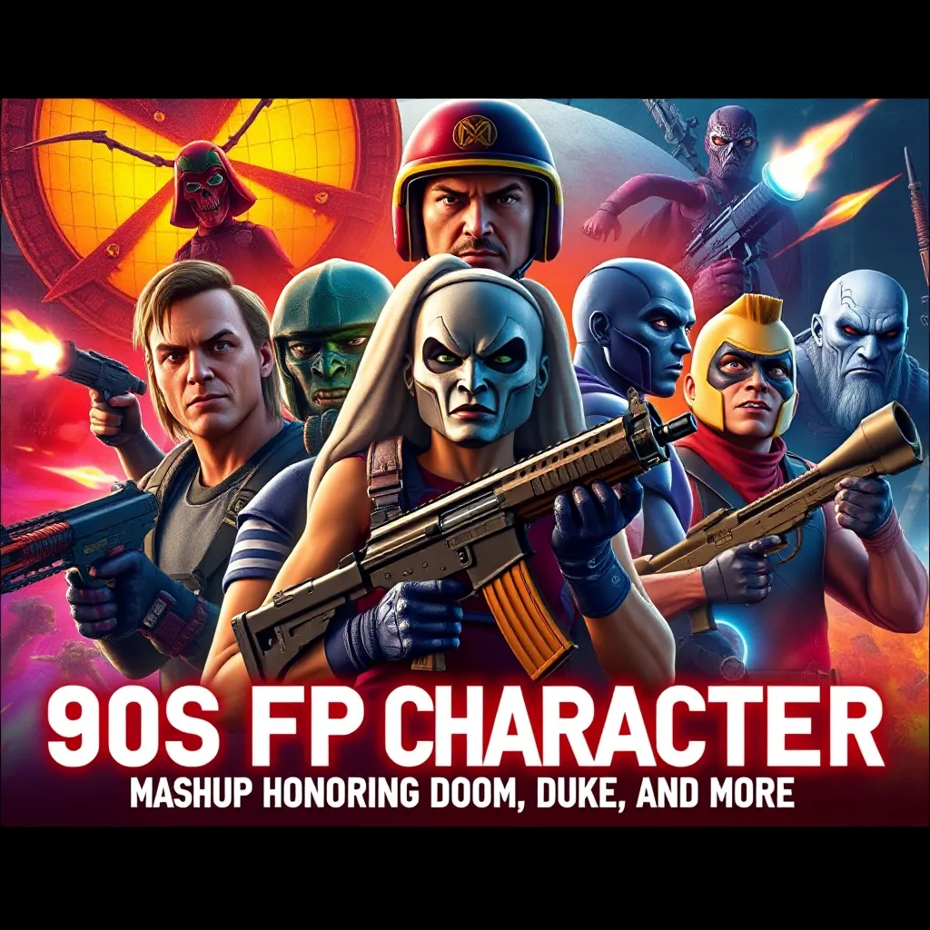90s FPS Mashup Honoring Doom, Duke, and More : LevelUpTalk