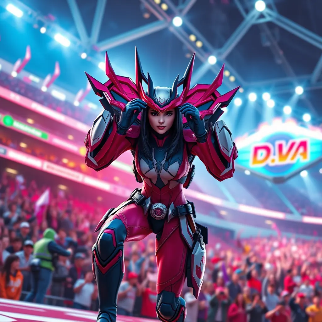 D.Va's Dominance Takes Center Stage in Stadium : LevelUpTalk