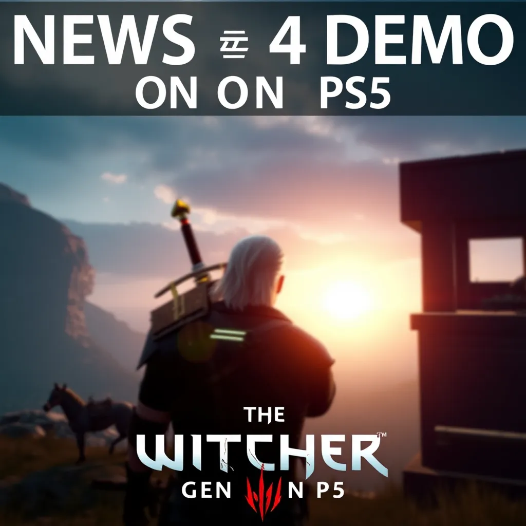 Witcher 4 Demo Showcases UE5.6 Improvements on PS5 : LevelUpTalk