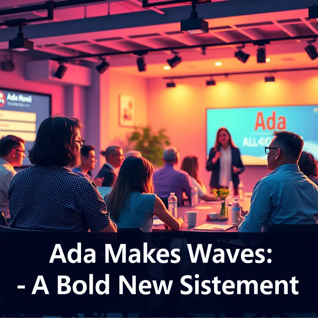 Ada Makes Waves: A Bold New Statement : LevelUpTalk