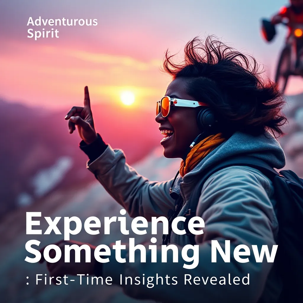 Experience Something New: First-Time Insights Revealed : LevelUpTalk
