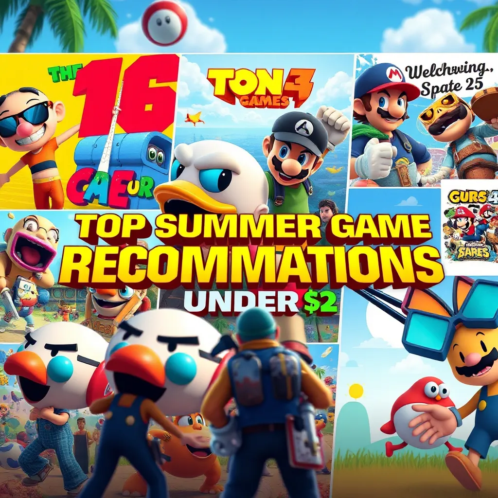 Top Summer Game Recommendations Under $ : LevelUpTalk