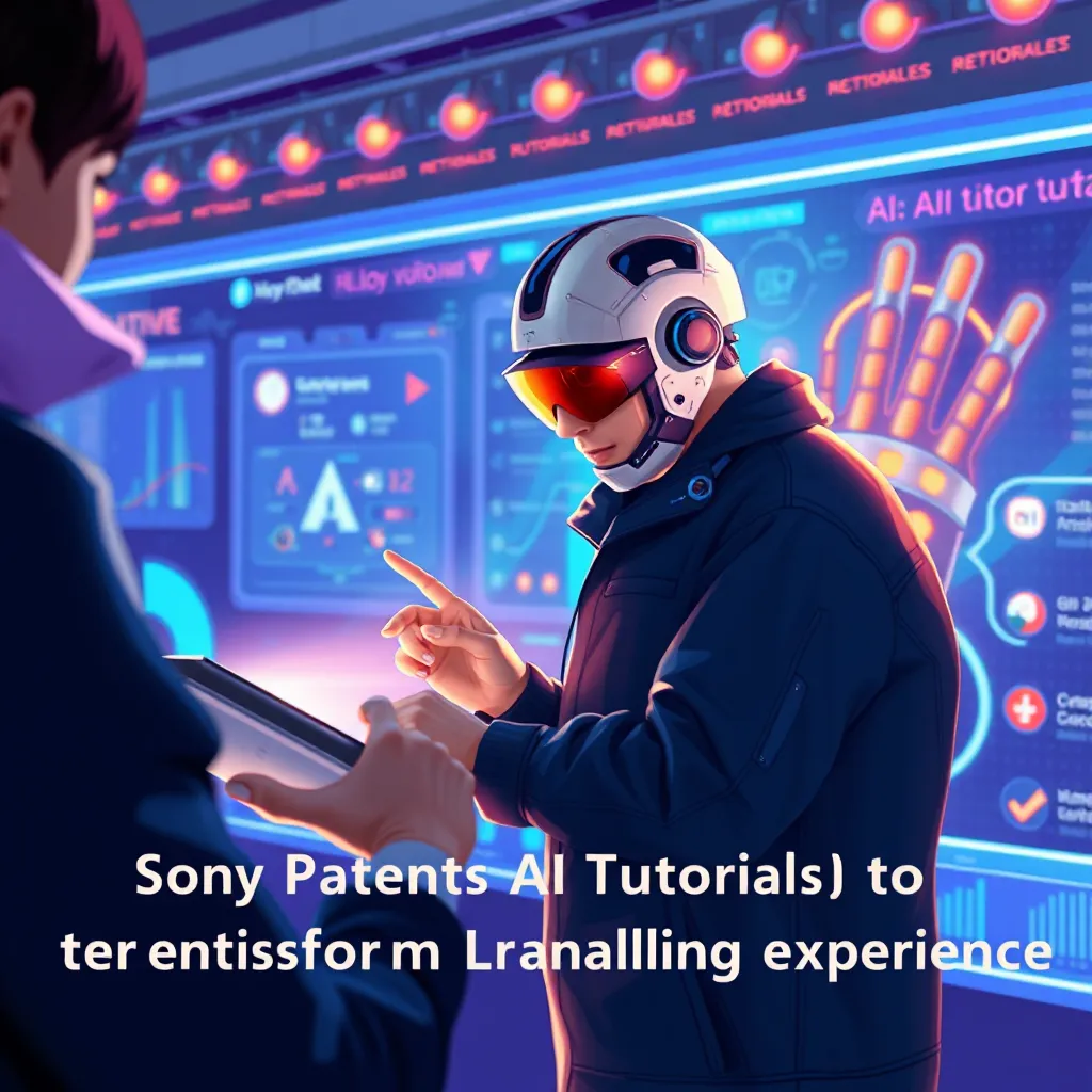 Sony Patents AI Tutorials to Transform Learning Experience : LevelUpTalk