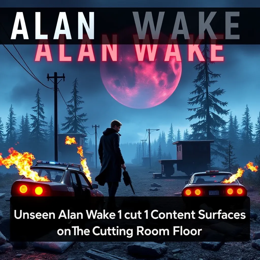 Unseen Alan Wake 1 Content Surfaces on The Cutting Room Floor : LevelUpTalk