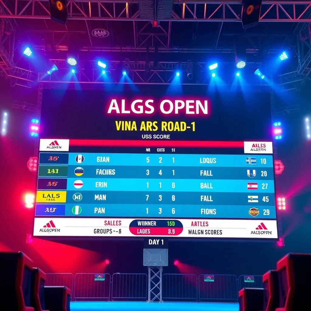 ALGS Open Day 1: Winners Round 1 Final Scores Unveiled : LevelUpTalk