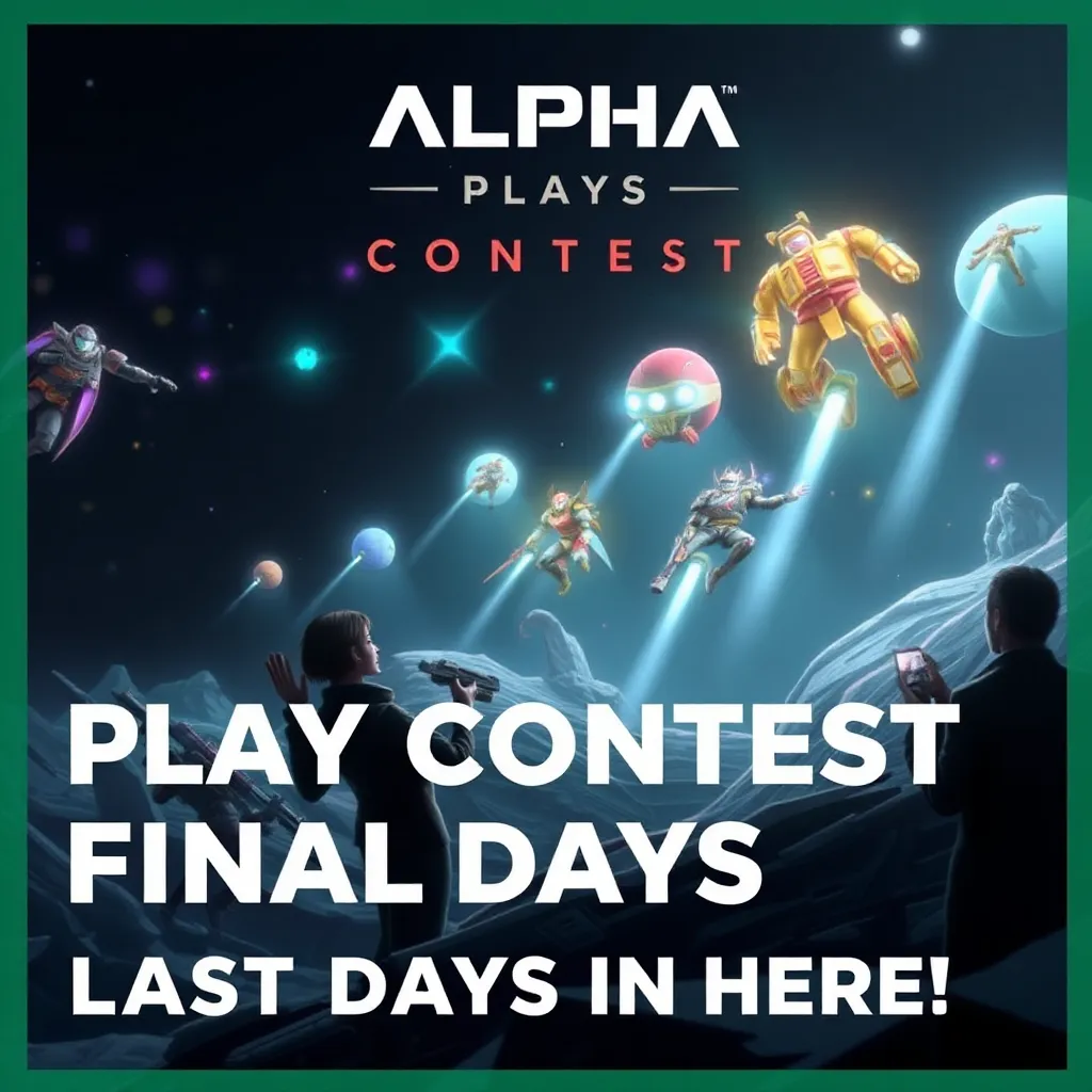 Alpha Play Contest Wraps Up: Last Days Are Here! : LevelUpTalk