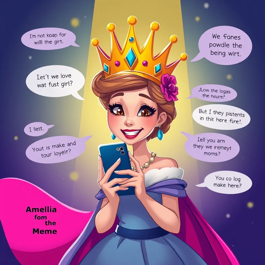 Amelia the Queen Meme: Wisdom from the Meme Girl : LevelUpTalk