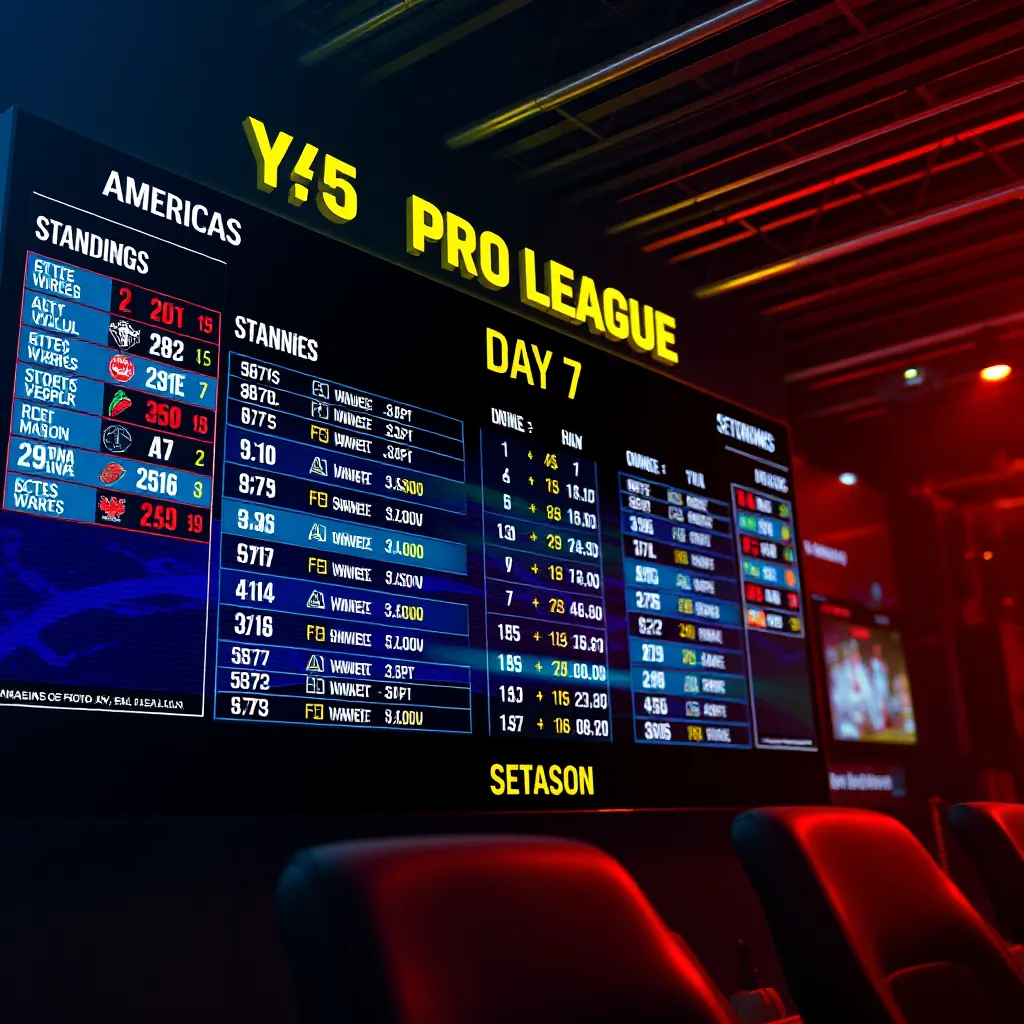 Final Scores from Americas Y5 Split 1 Pro League Day 7 : LevelUpTalk