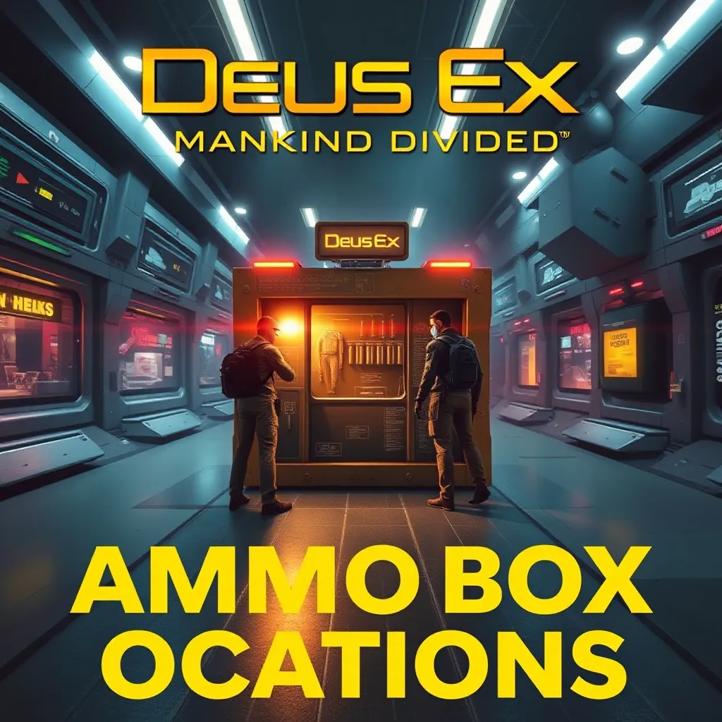 Deus Ex: Mankind Divided - Exploring Ammo Box Locations : LevelUpTalk