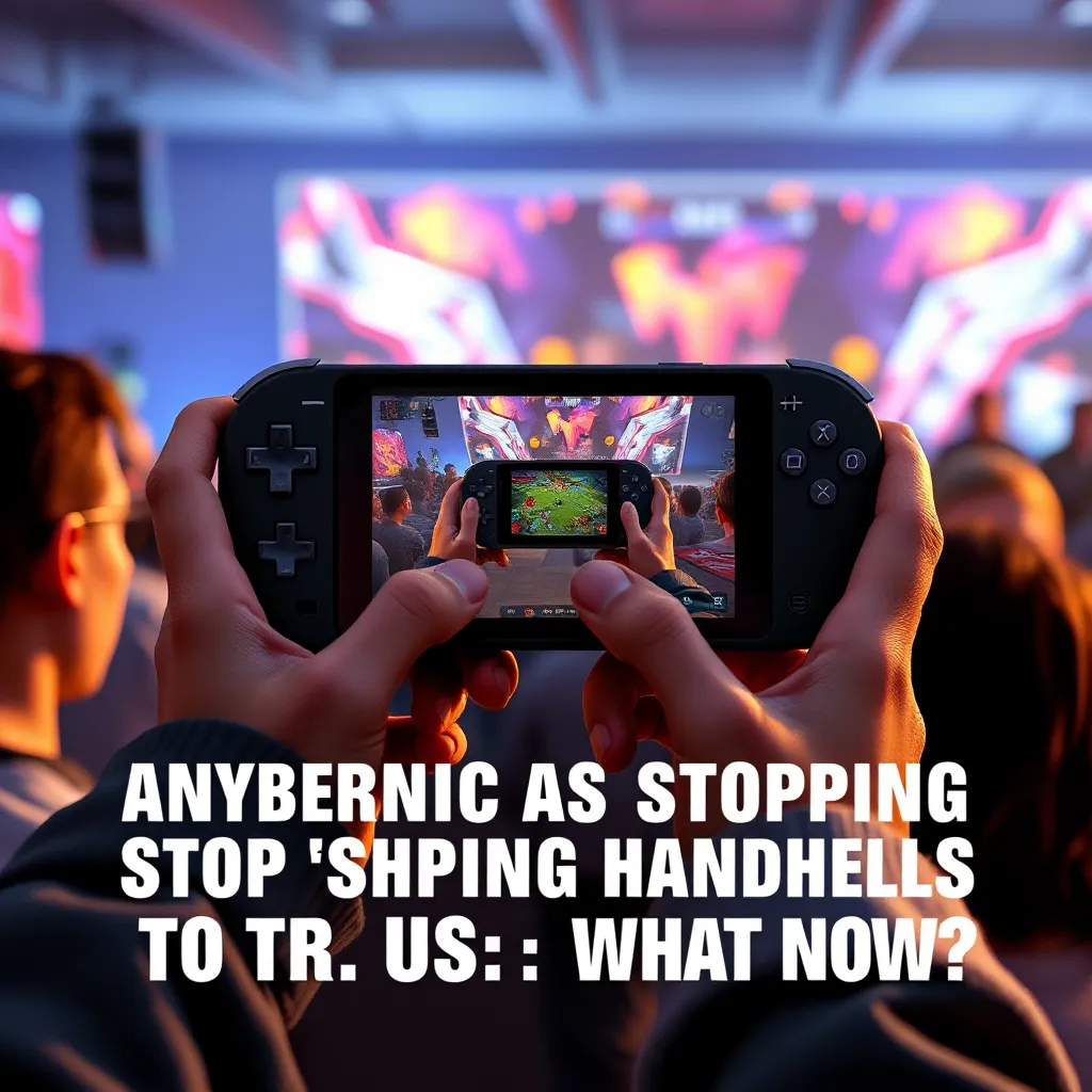 Anbernic Stops Shipping Handhelds to US: What Now? : LevelUpTalk