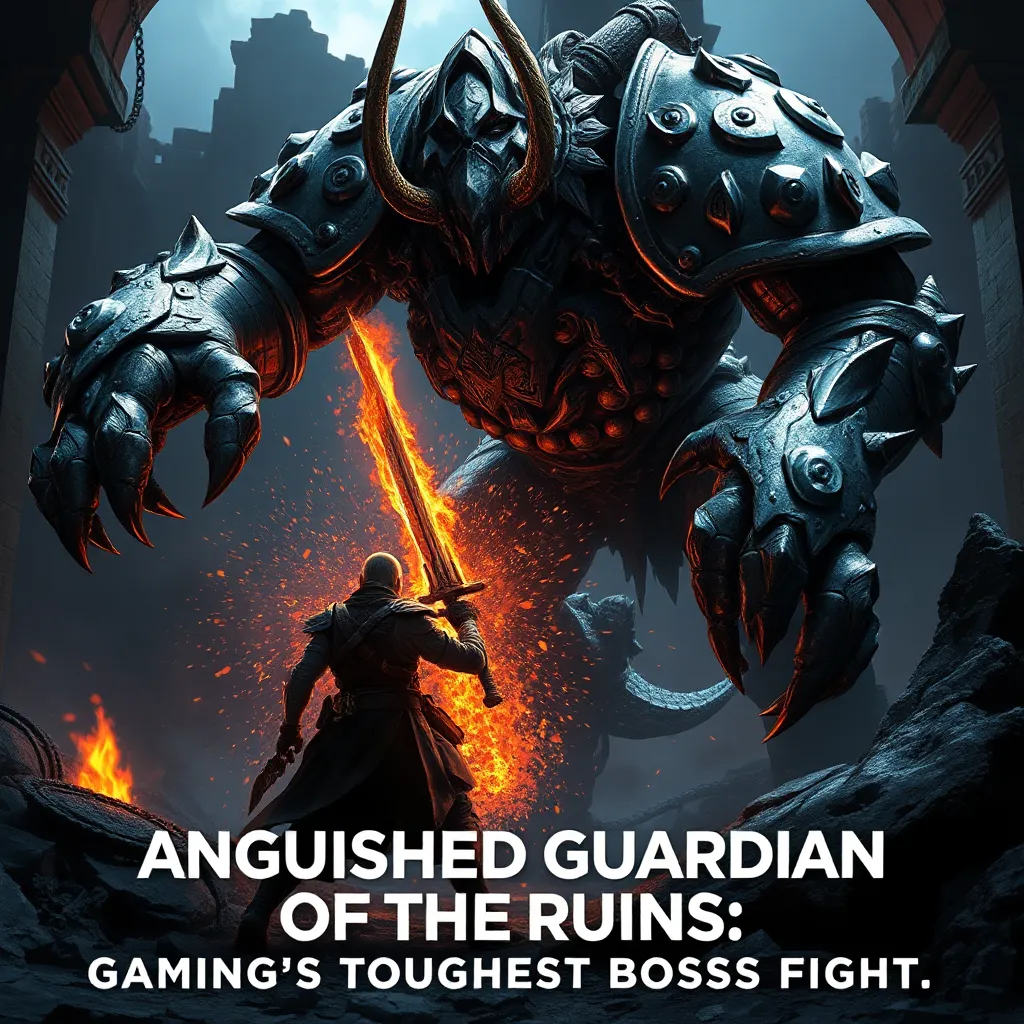 Anguished Guardian of the Ruins: Gaming's Toughest Boss Fight : LevelUpTalk