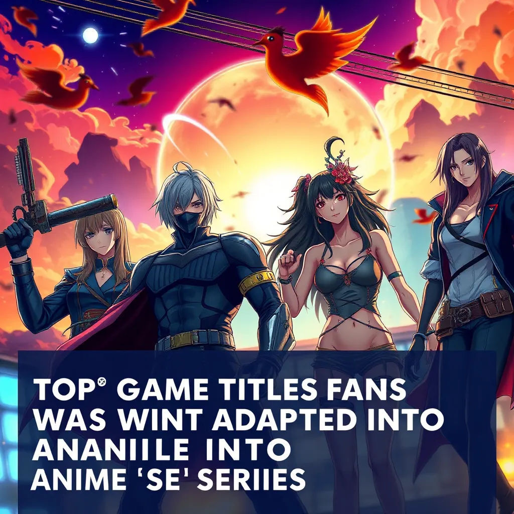 Top Game Titles Fans Want Adapted Into Anime Series : LevelUpTalk