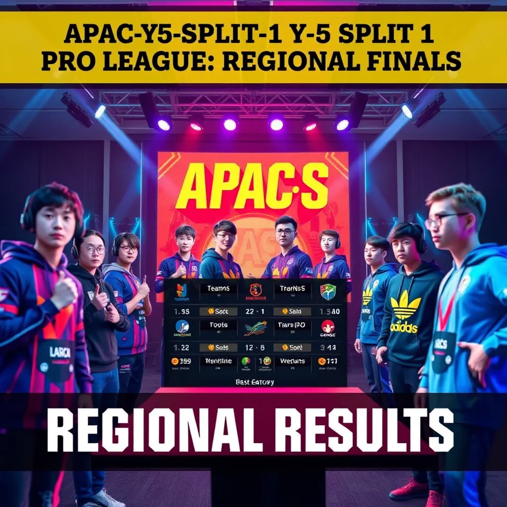 APAC-S Y5 Split 1 Pro League: Regional Finals Results : LevelUpTalk