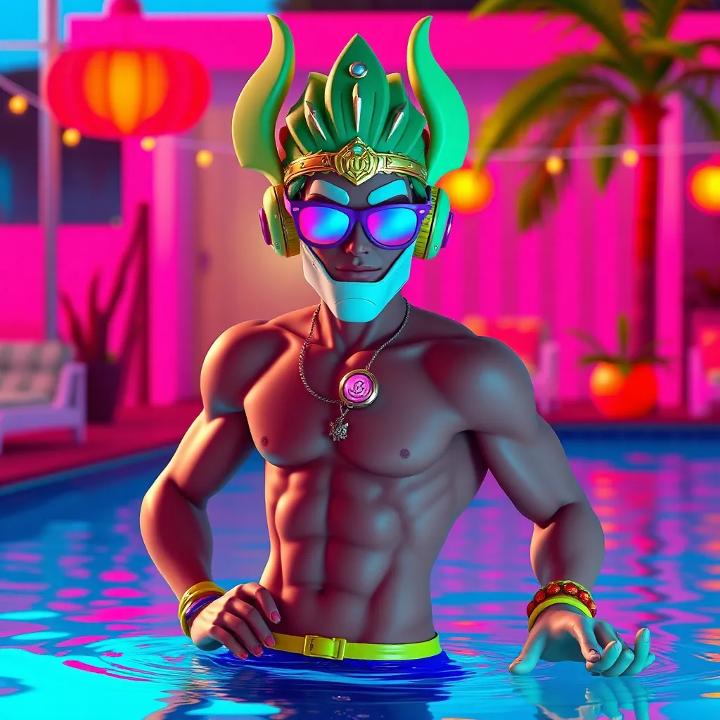 Exciting Pool Party Skin Concept for Apollo in 2023 : LevelUpTalk