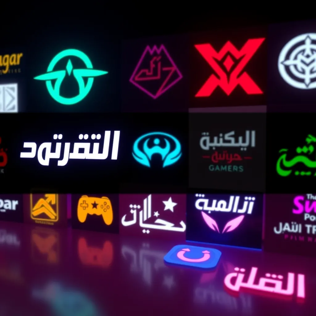 Explore New Arabic Logos Created for Various Games : LevelUpTalk