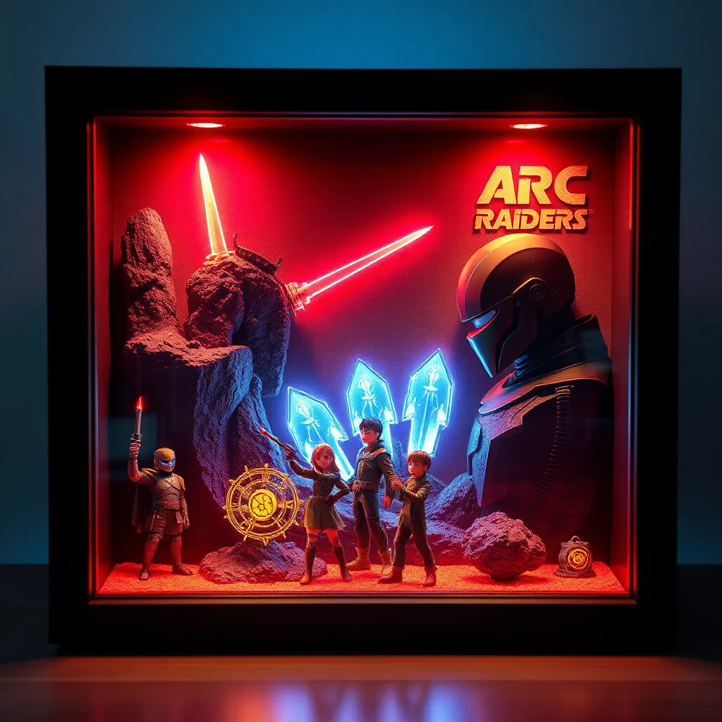 Creating Unique Shadow Box Art Inspired by Arc Raiders : LevelUpTalk