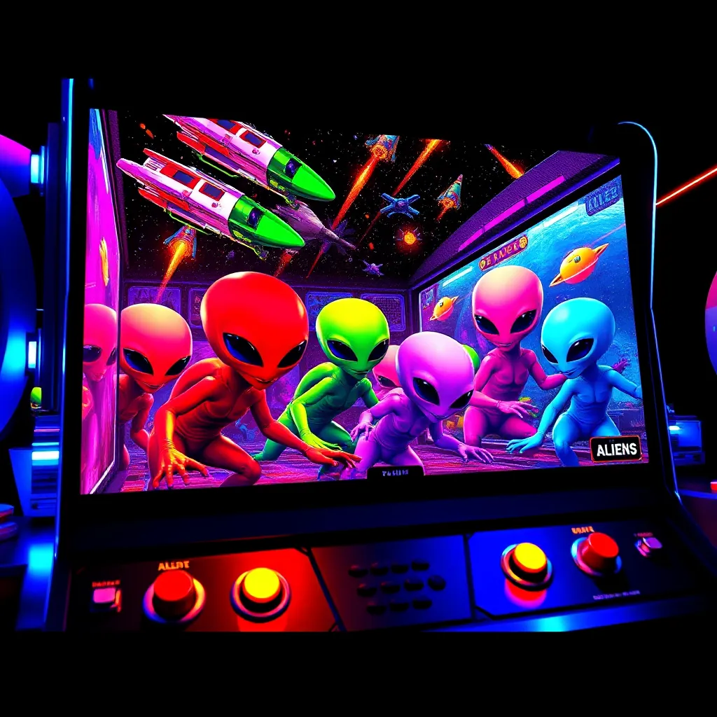 Explore List of Arcade Games Featuring Aliens : LevelUpTalk