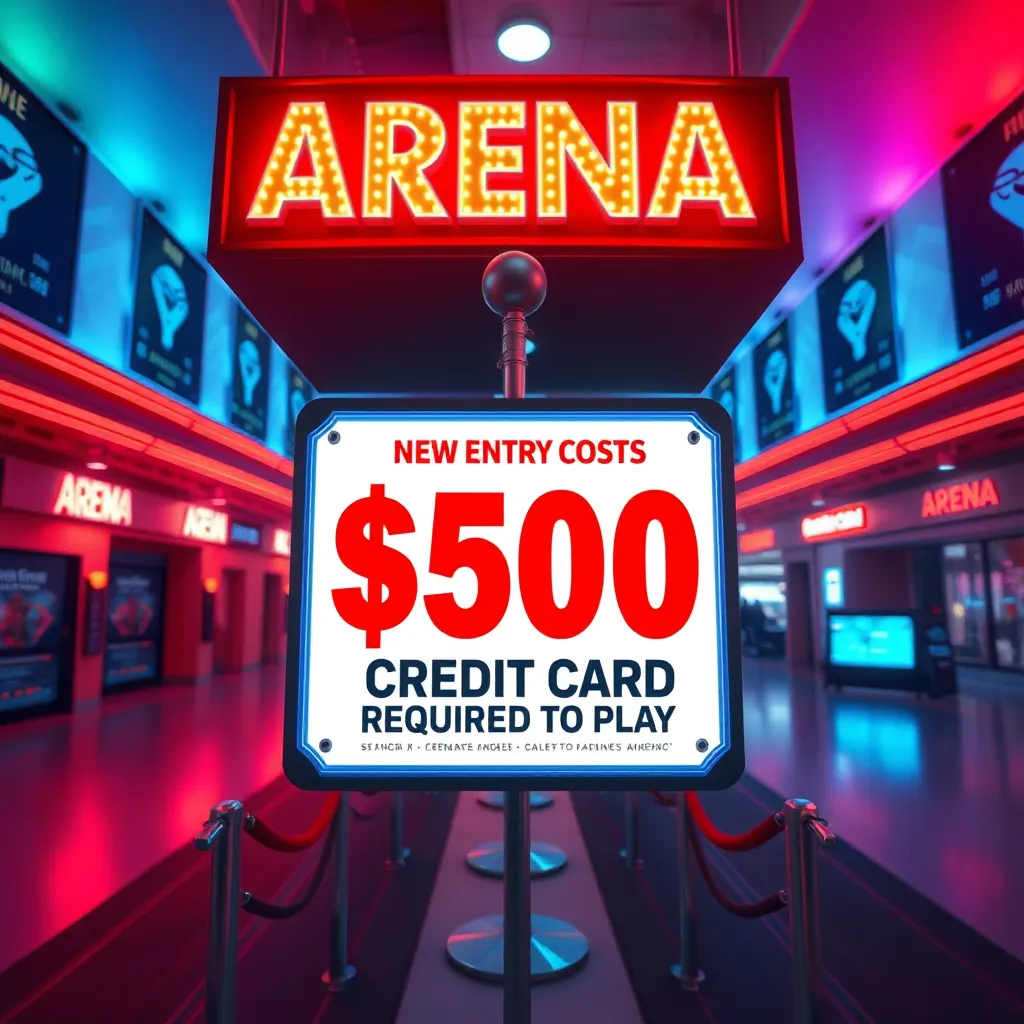 New Arena Costs $50 - Credit Card Required to Play : LevelUpTalk