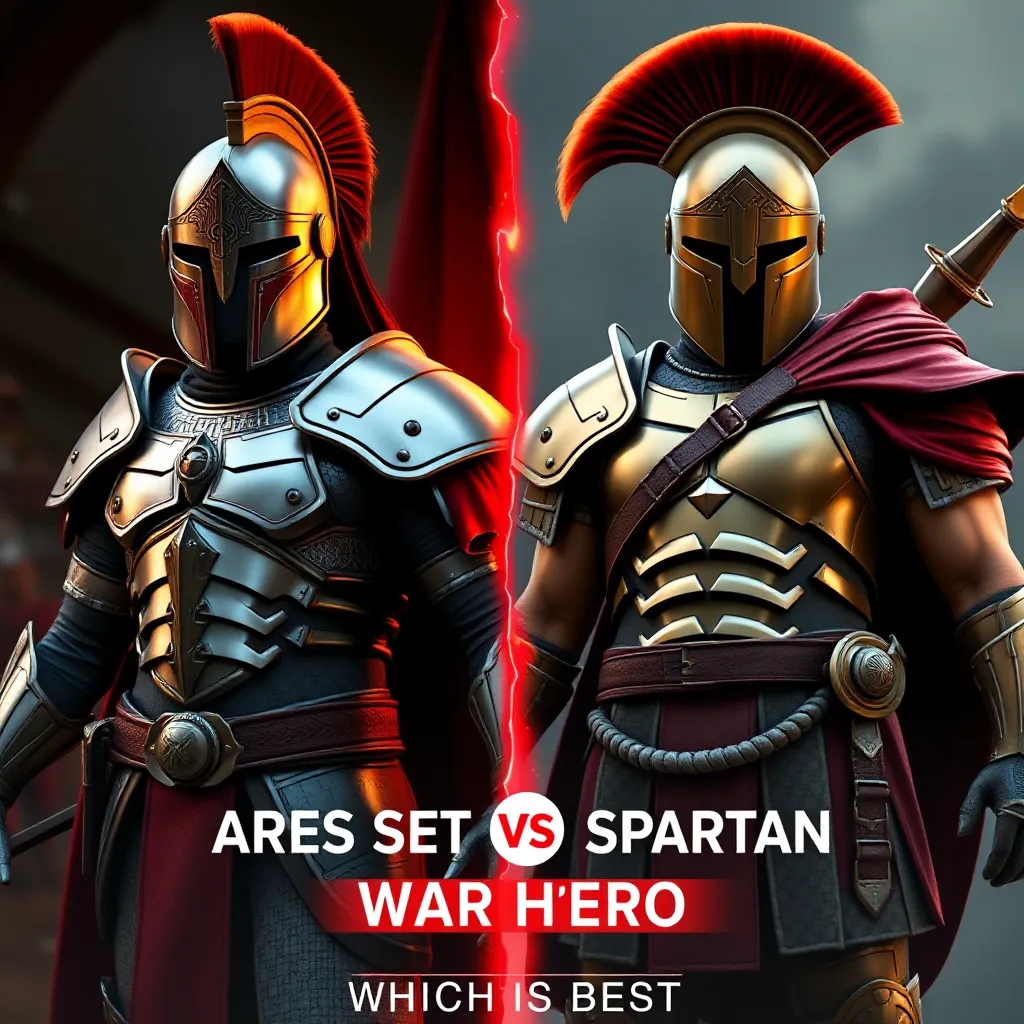 Ares Set vs Spartan War Hero: Which Is Best? : LevelUpTalk