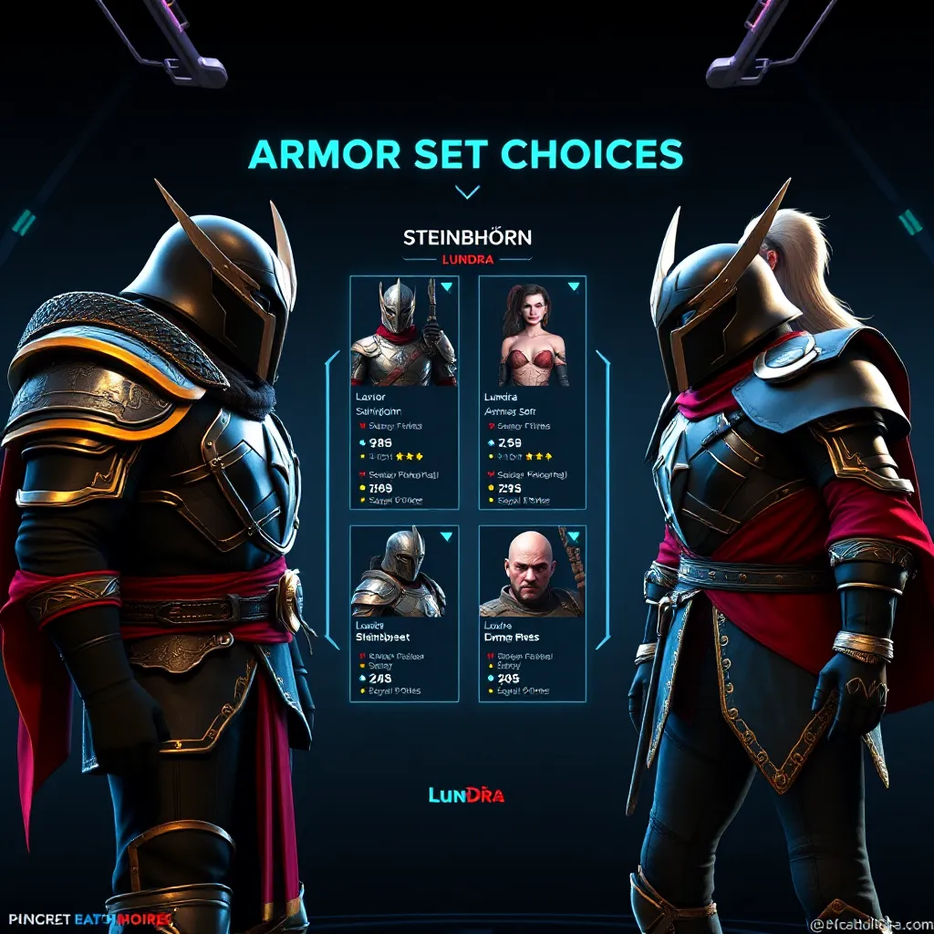 Choosing the Best Armor Set After Game Completion : LevelUpTalk