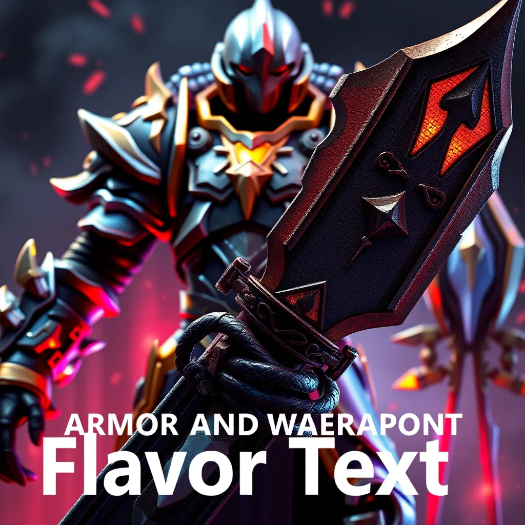 Exploring Flavor Text in Armor and Weapon Descriptions : LevelUpTalk
