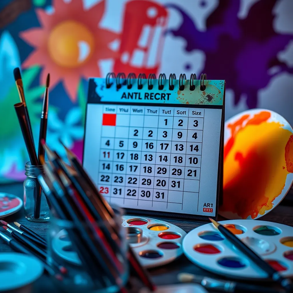 Mark Your Calendars: Upcoming Event Tracker Art : LevelUpTalk