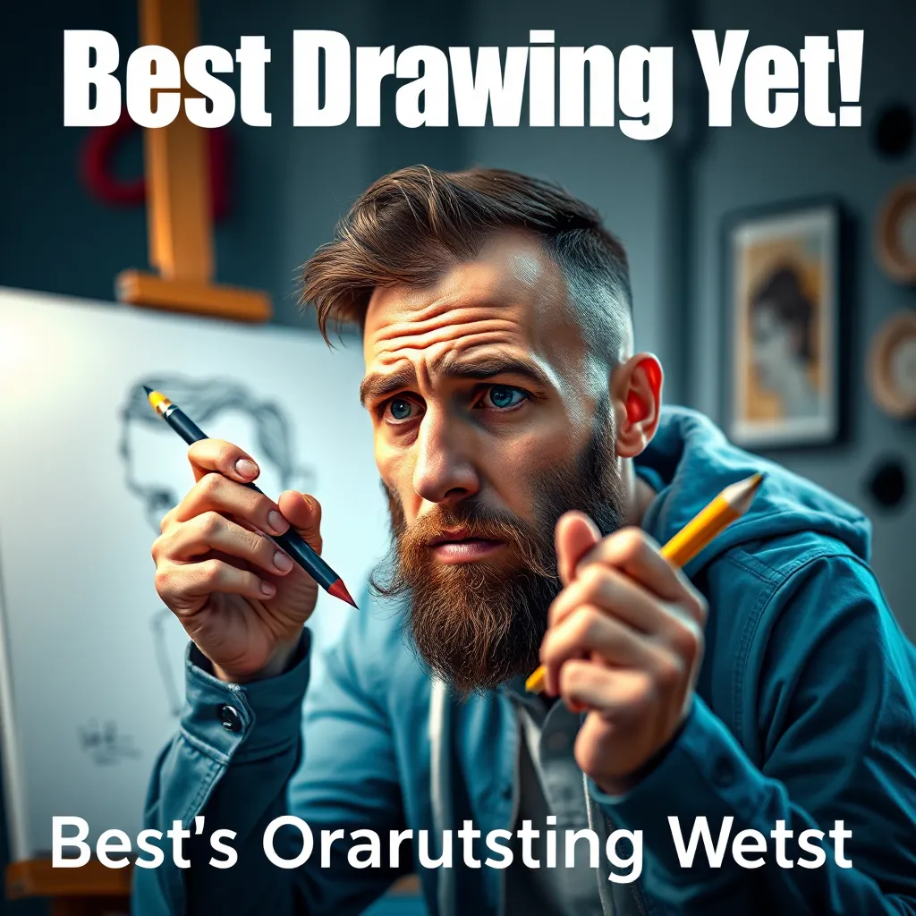 Best Drawing Yet: Artist Expresses Frustration : LevelUpTalk