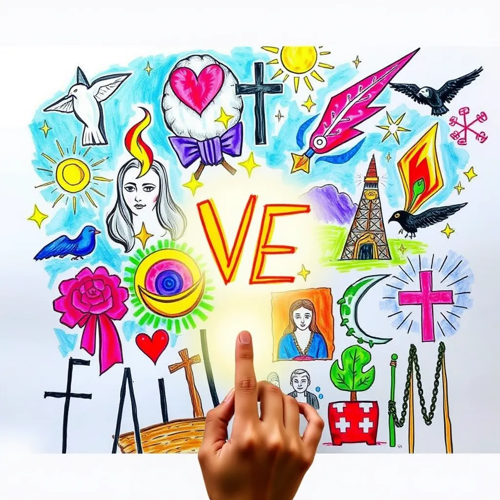 Exploring Faith Through Art: A Unique Drawing : LevelUpTalk