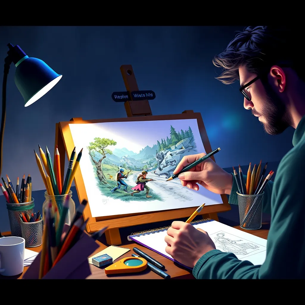 Artists Invite Fans to Choose Favorite Scene to Draw : LevelUpTalk