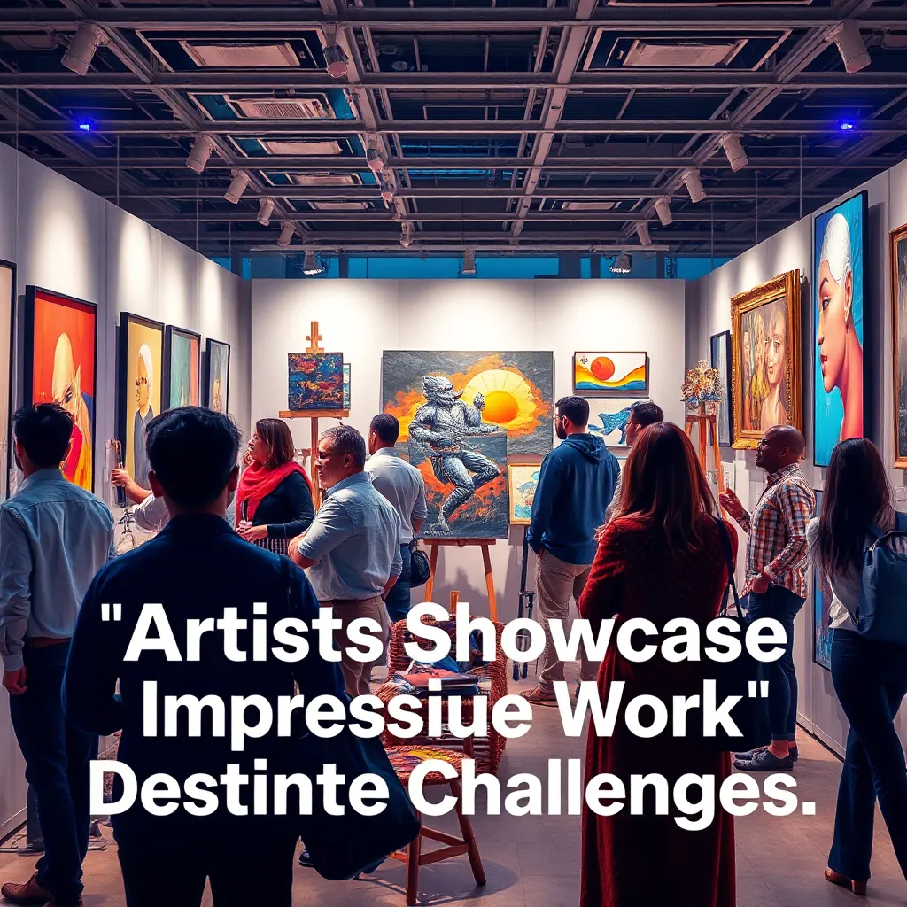 Artists Showcase Impressive Work Despite Challenges : LevelUpTalk