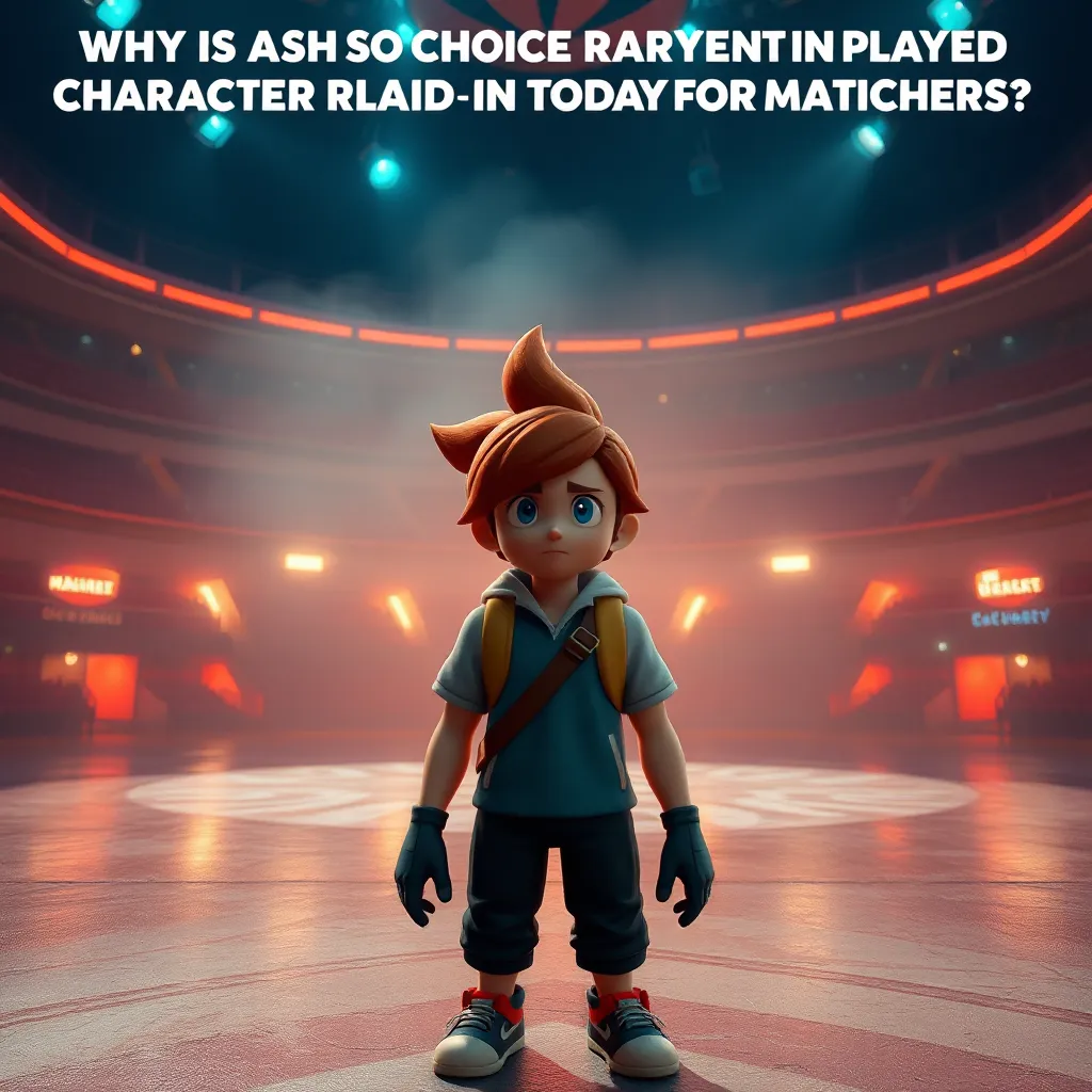 Why Is Ash So Rarely Played in Today's Matches? : LevelUpTalk