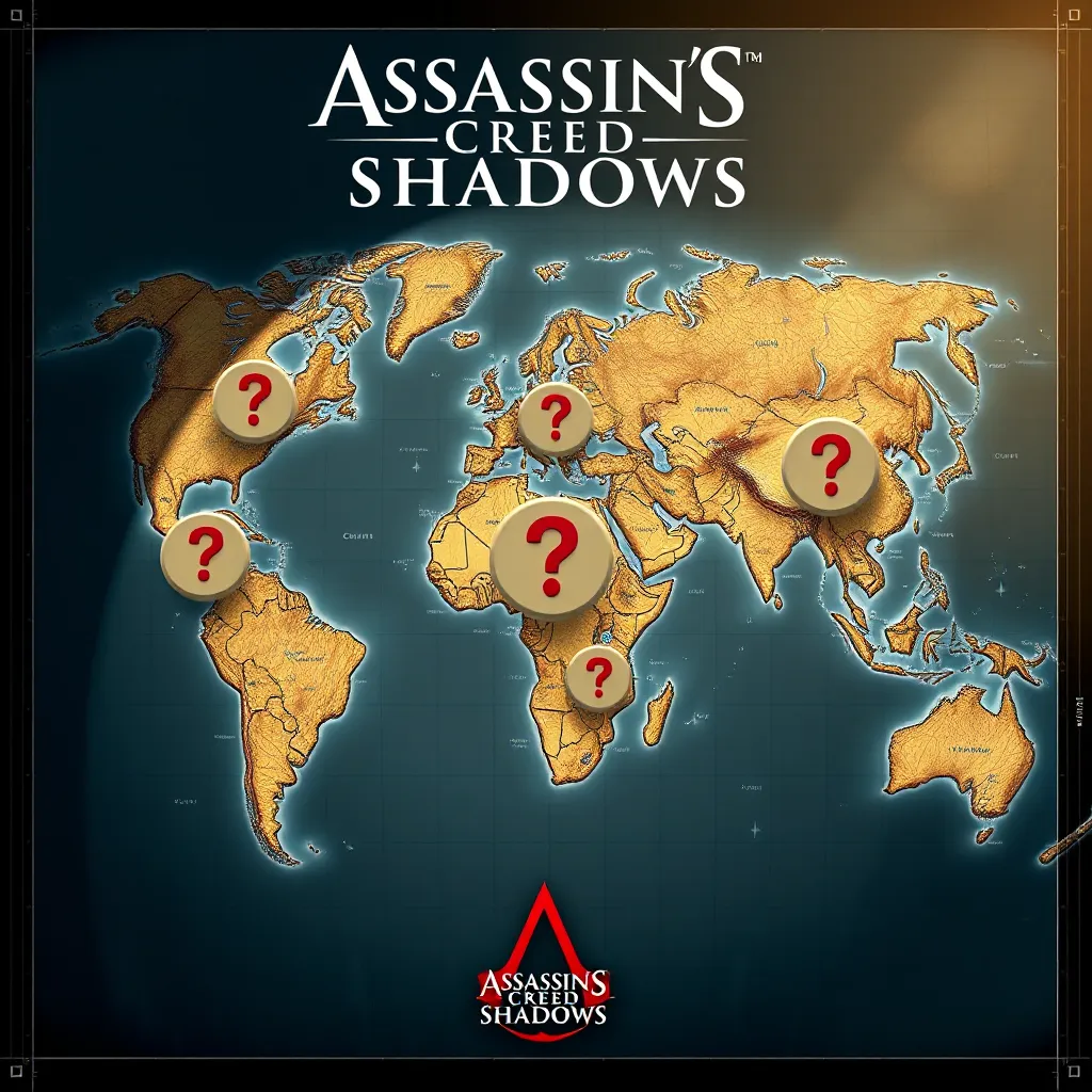 Mod for Hiding "?" Marks on AC Shadows World Map : LevelUpTalk