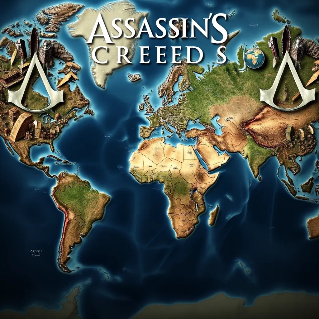 Exploring a Comprehensive World Map of Assassin's Creed Games : LevelUpTalk