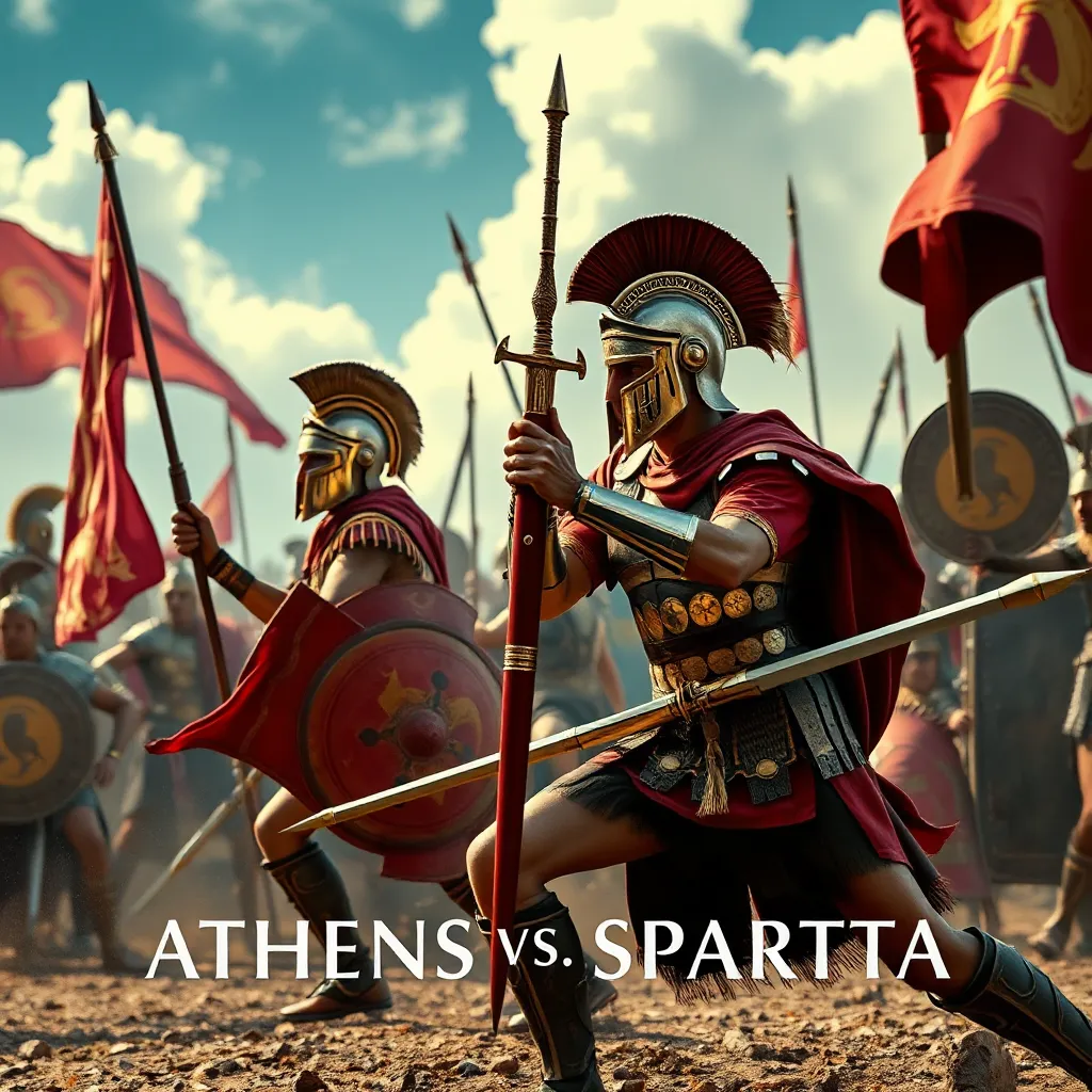Choose Your Side: Athens vs. Sparta in Battles : LevelUpTalk