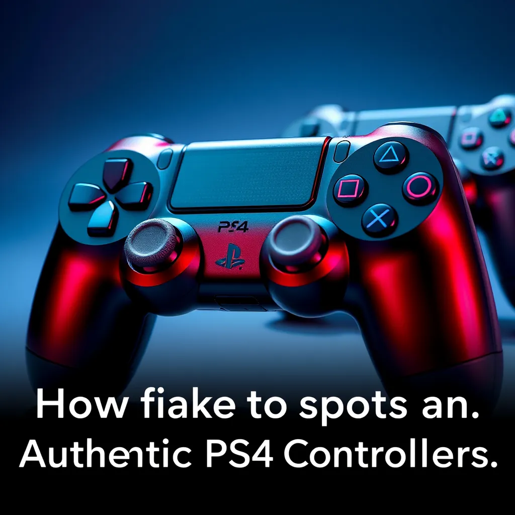 How to Spot an Authentic PS4 Controller: A Quick Guide : LevelUpTalk