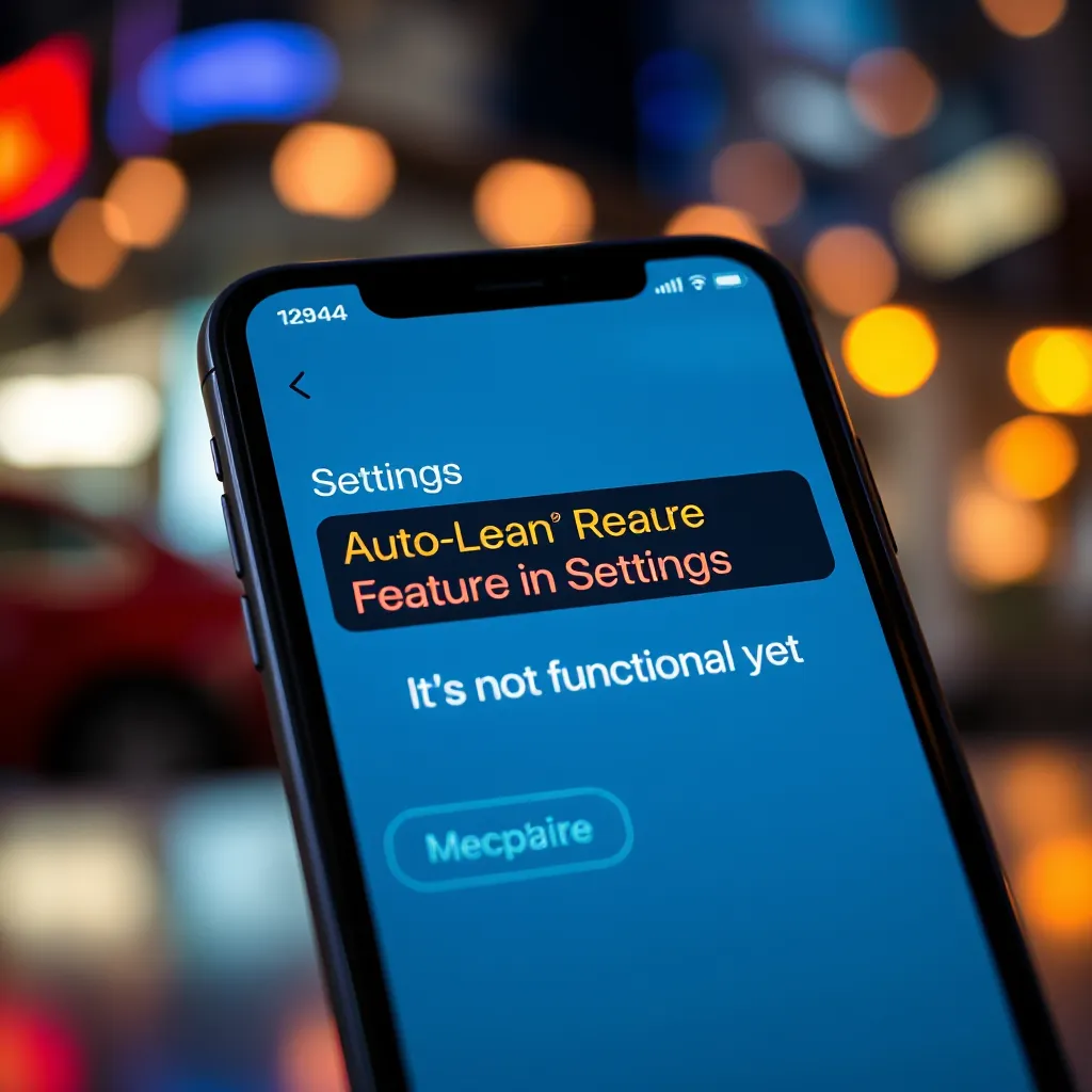 Discovering Auto Lean Feature in Settings : LevelUpTalk