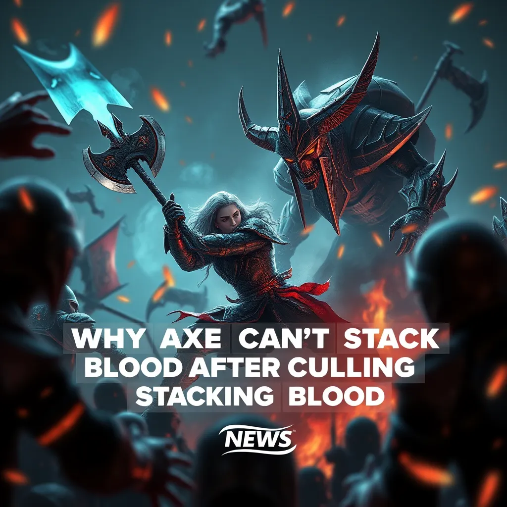 Why Axe Can't Stack Blood After Culling Wraith King : LevelUpTalk