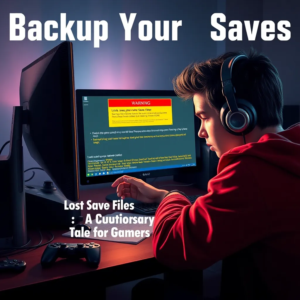 Lost Save Files: A Cautionary Tale for Gamers : LevelUpTalk