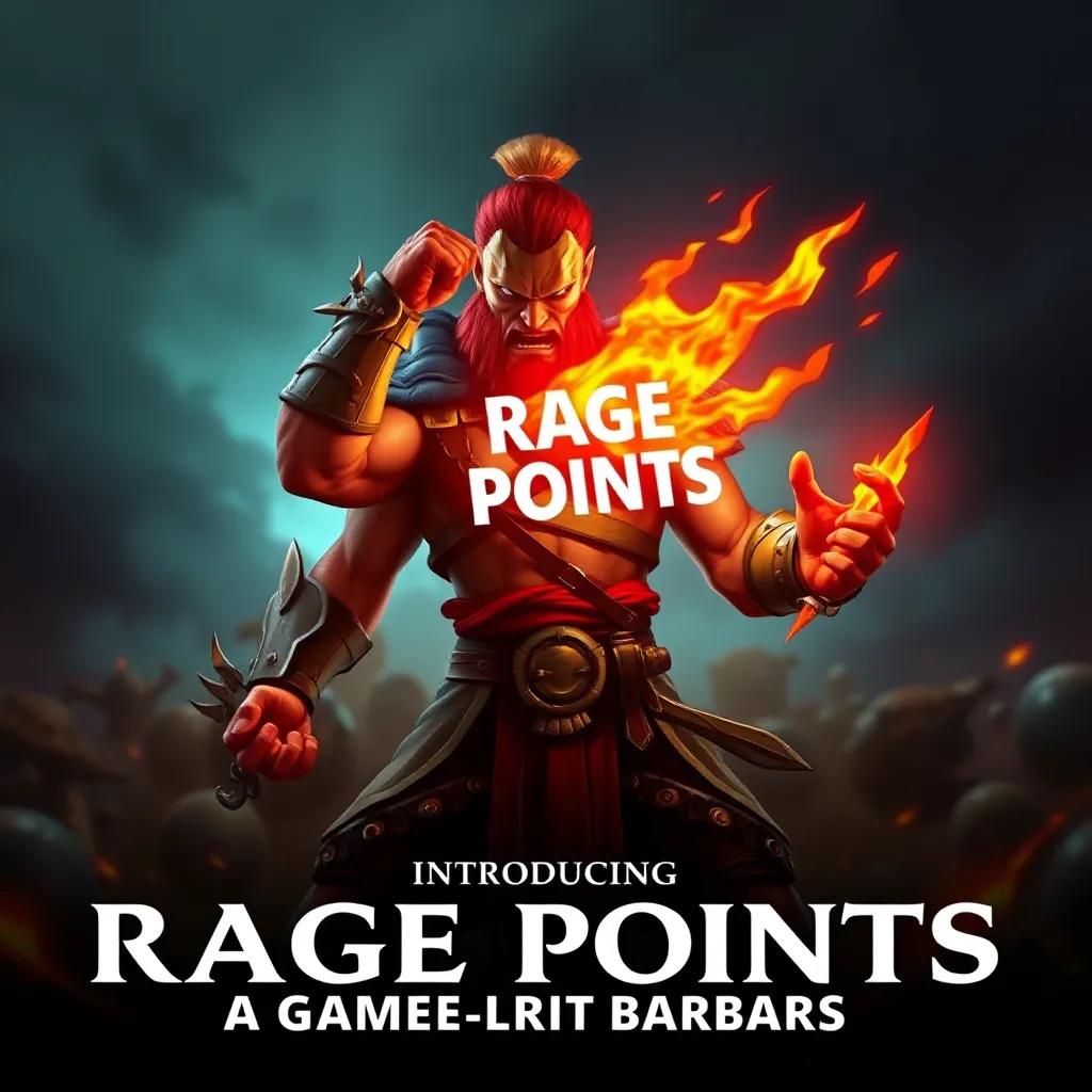 Introducing Rage Points: A Game-Changer for Barbarians : LevelUpTalk