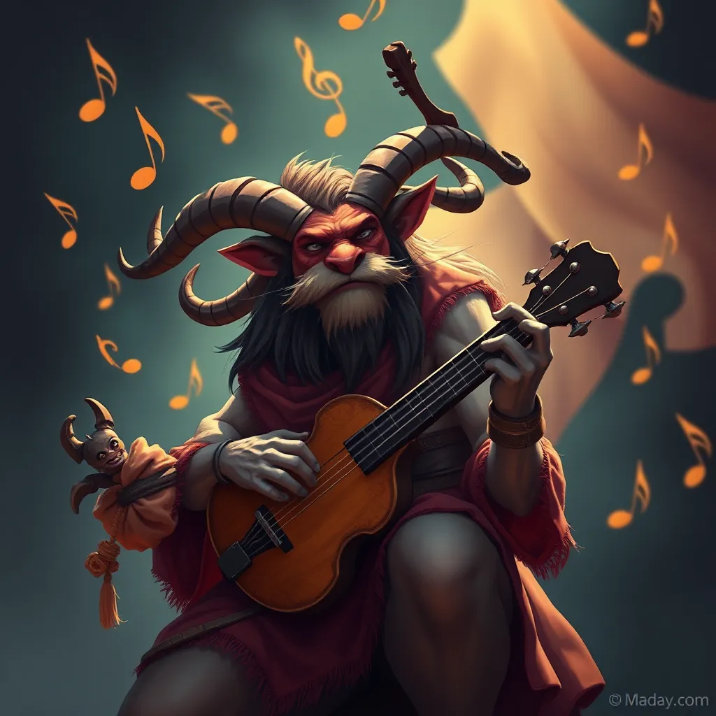 Creative D&D Pun Ideas for Bard Satyr Character : LevelUpTalk