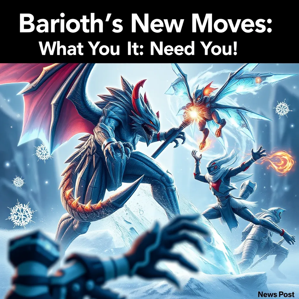 Barioth's New Moves: What You Need to Know! : LevelUpTalk