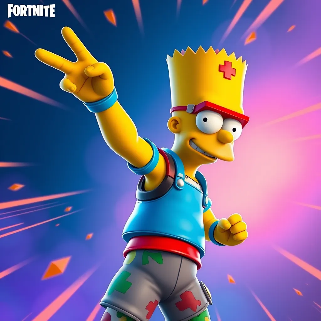 Exciting Bart JoJo Simpson Fortnite Skin Concept Revealed : LevelUpTalk