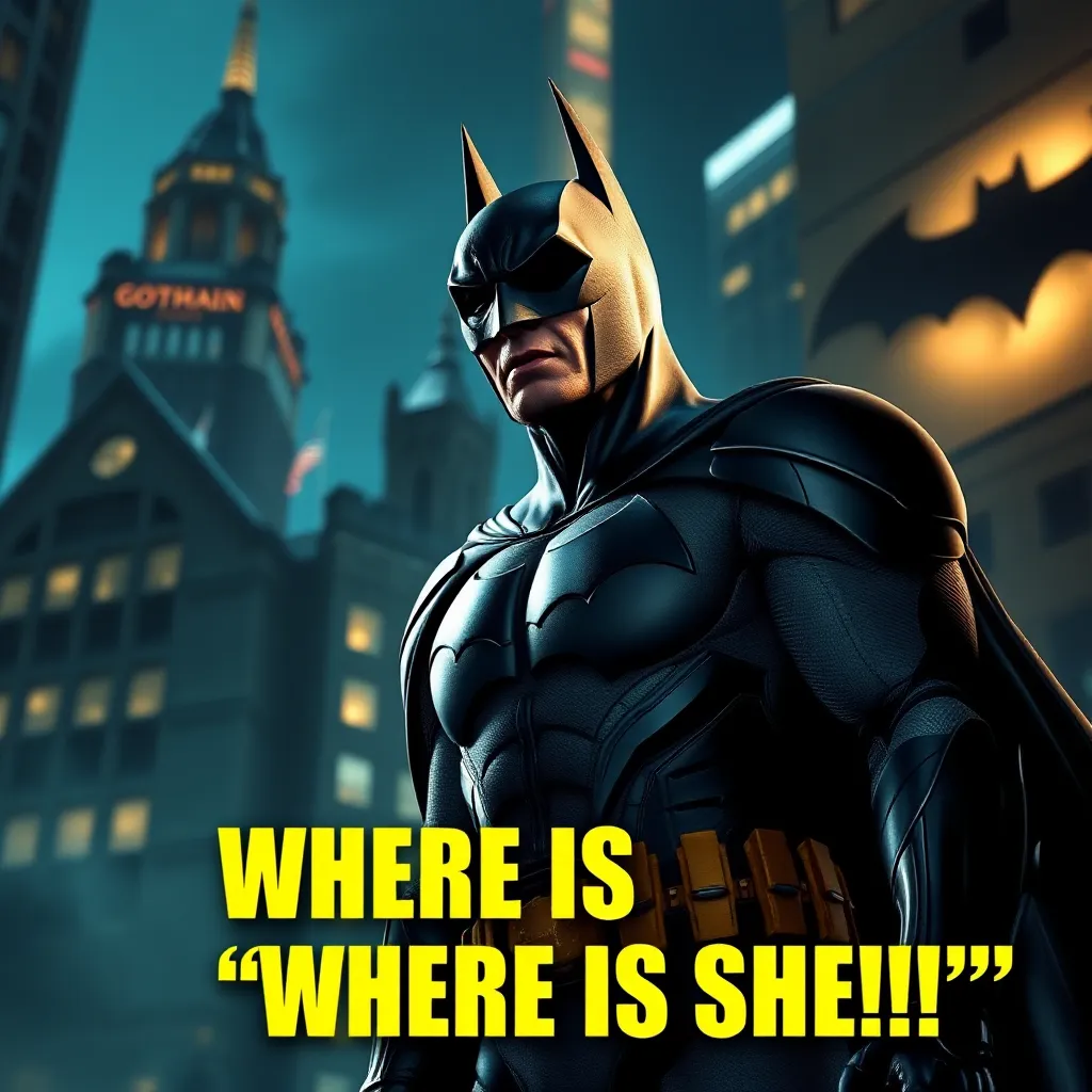 Batman Shouts "WHERE IS SHE?!?" in Epic Moment : LevelUpTalk