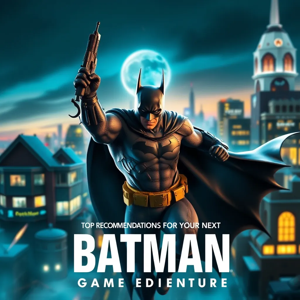 Top Recommendations for Your Next Batman Game Adventure : LevelUpTalk