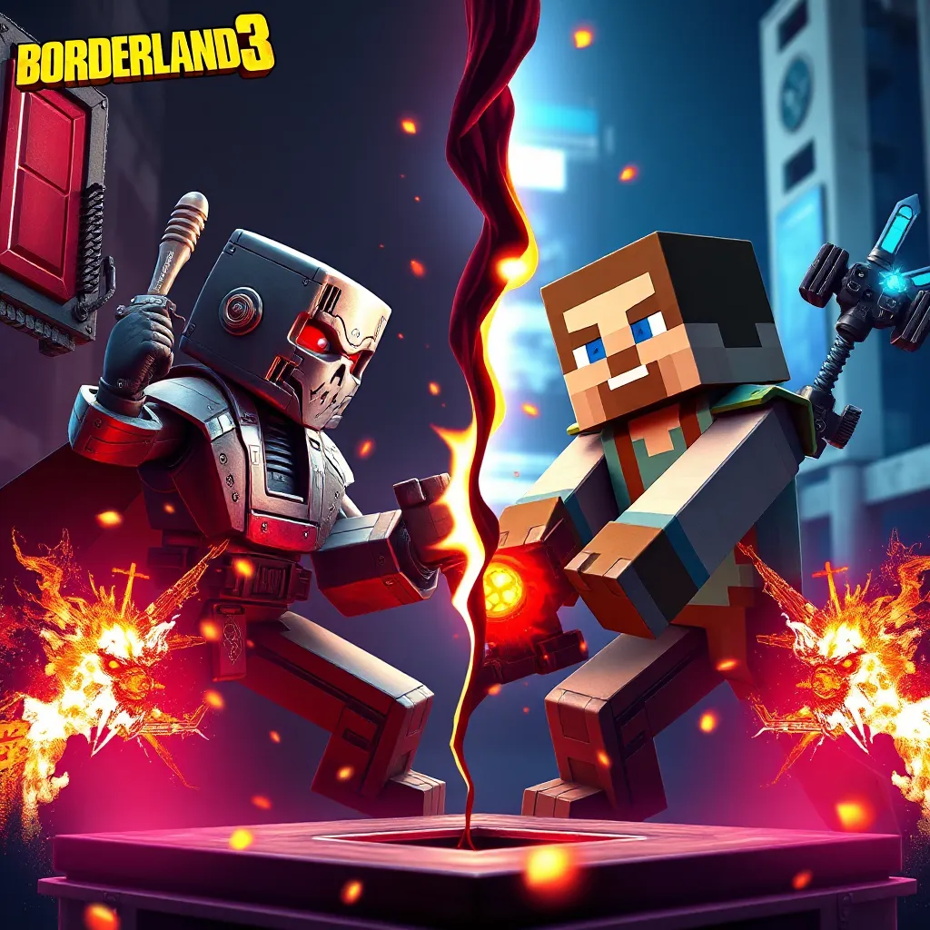 Battle of the Games: Borderlands Psycho vs. Minecraft Vindicator ...
